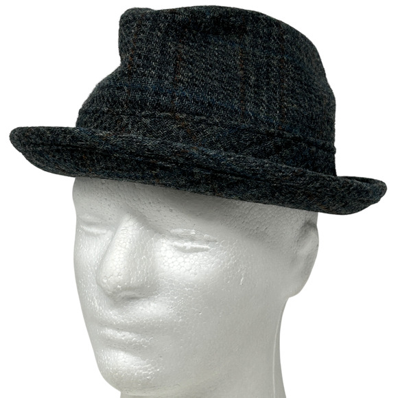 Vintage | Accessories | Vintage Matt Andrews Fedora Hat Mens 6 58 Gray ...